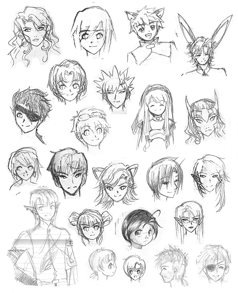 characterPortraitsCombined – Ivy Ngo – Game Developer